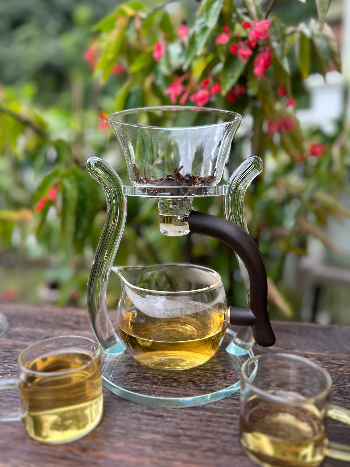 Pipa Tea Pot - Glass Magnetic Semi-Automatic Teapot– The Eastern Philosophy