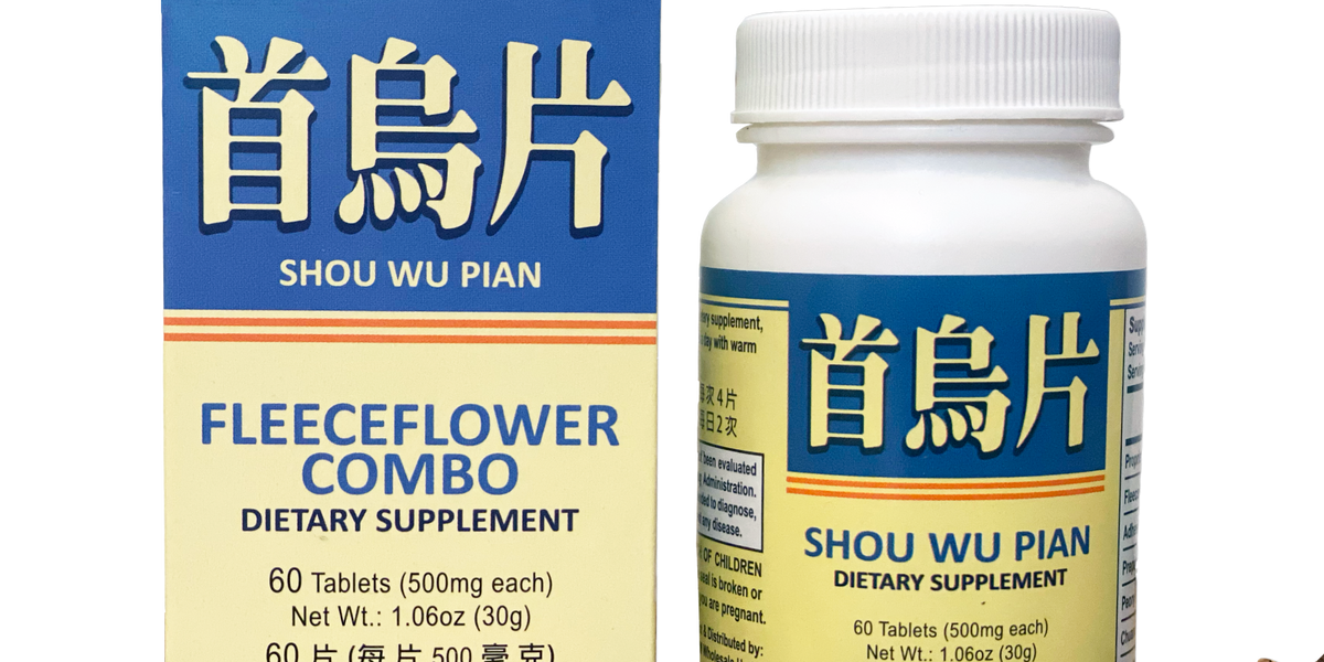 Shou Wu Pian Combo - Higher Dosage (Hair Growth & Anti-aging) He Shou ...
